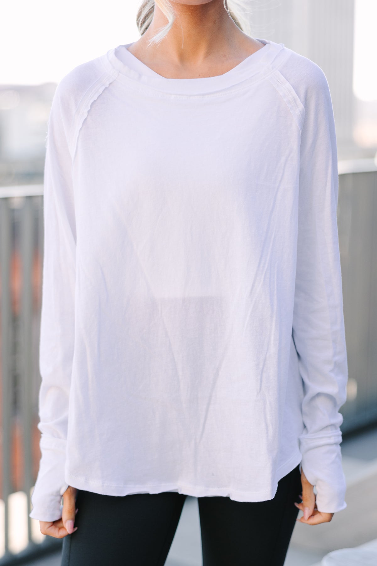 Make It Your Day White Raglan Top – Shop the Mint