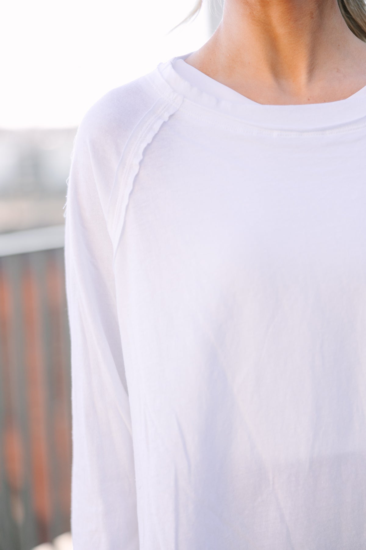 Make It Your Day White Raglan Top – Shop the Mint