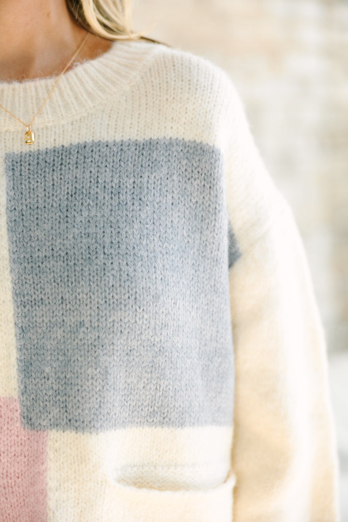 Can't Wait Mauve Pink Colorblock Sweater – Shop the Mint