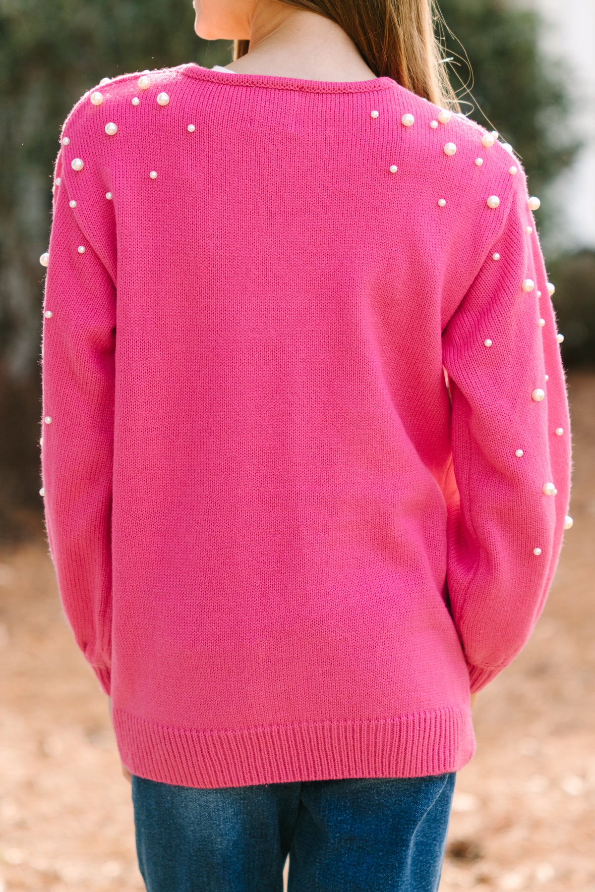 Girls: Get Going Fuchsia Pink Embellished Cardigan – Shop the Mint