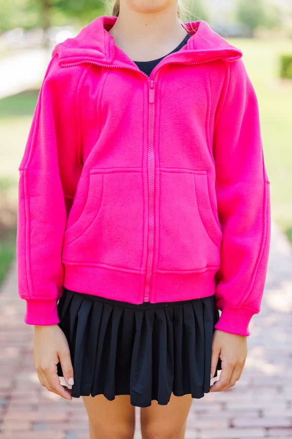 Girls: Always Direct Fuchsia Pink Hoodie – Shop the Mint