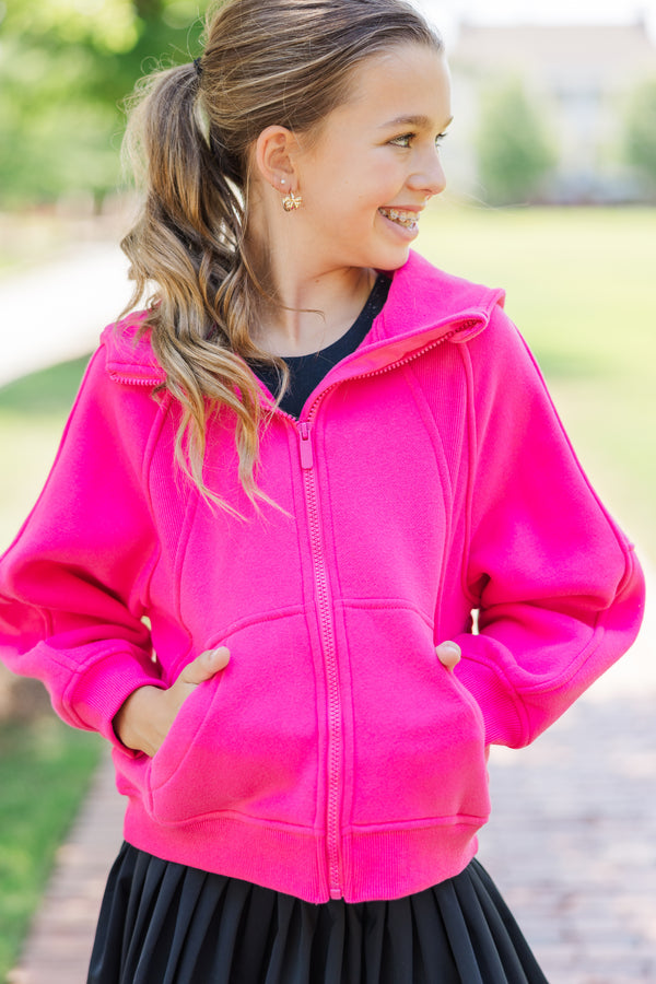 Girls: Always Direct Fuchsia Pink Hoodie – Shop the Mint