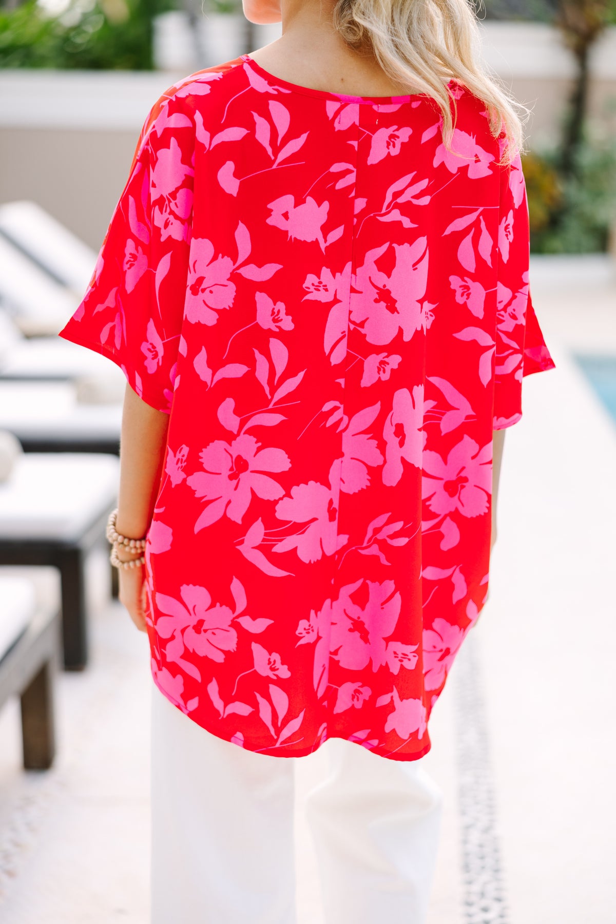 Couldn't Be Better Red Floral Top – Shop the Mint