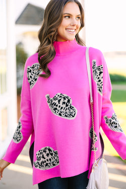 Yeehaw Pink Cowboy Hat Sweater – Shop the Mint