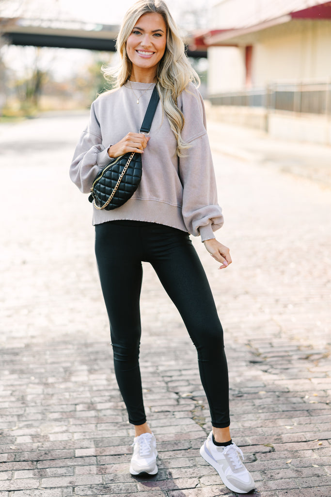 Have It All Ash Mocha Brown Acid Wash Pullover – Shop the Mint