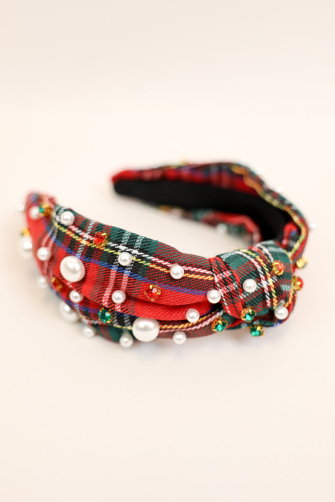 Seasons Greetings Red Embellished Headband – Shop the Mint