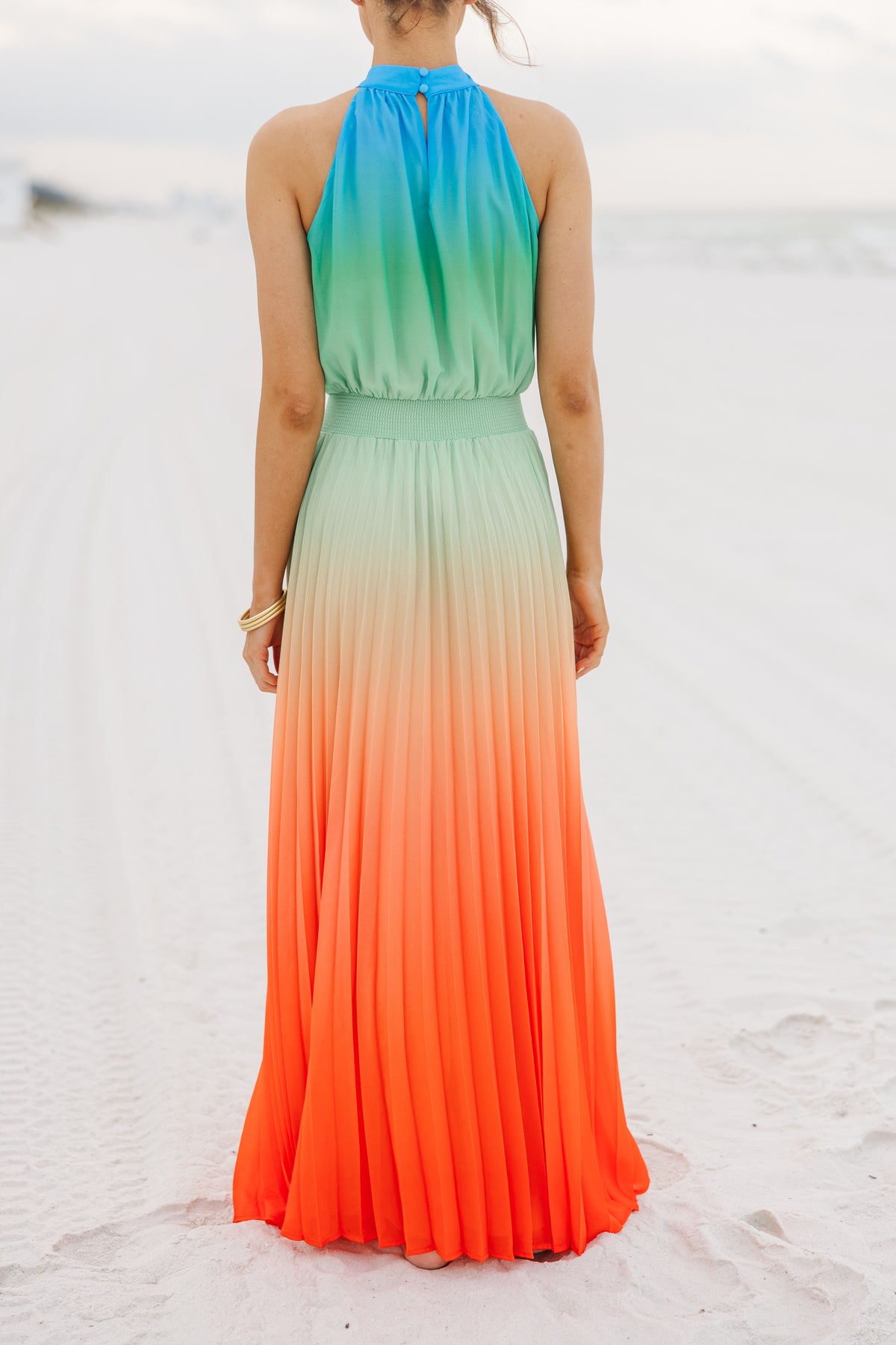 Front And Center Orange Ombre Maxi Dress – Shop the Mint