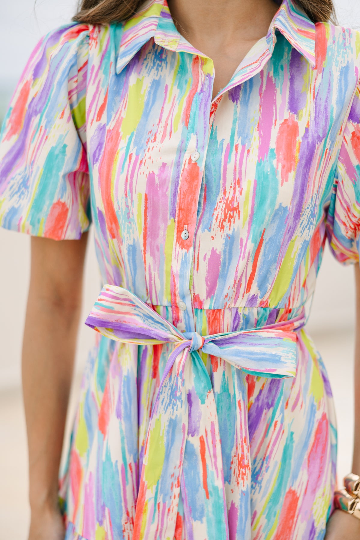 It's Your Choice Pink Abstract Maxi Dress – Shop the Mint