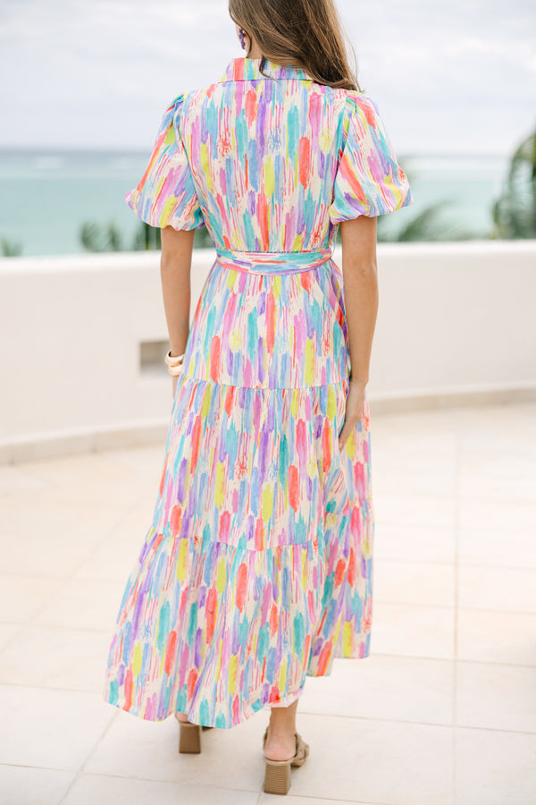 It's Your Choice Pink Abstract Maxi Dress – Shop the Mint