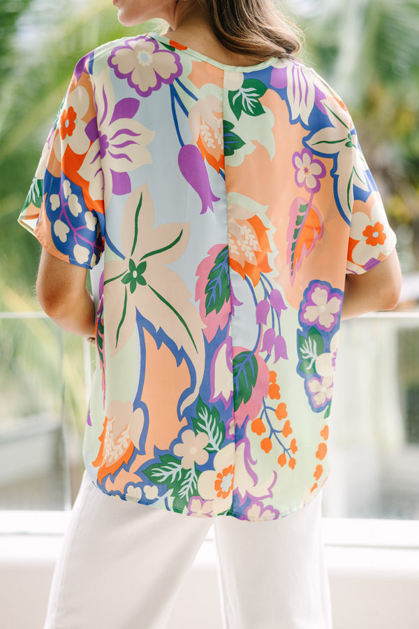 Feeling The Love Sage Green Floral Top – Shop the Mint