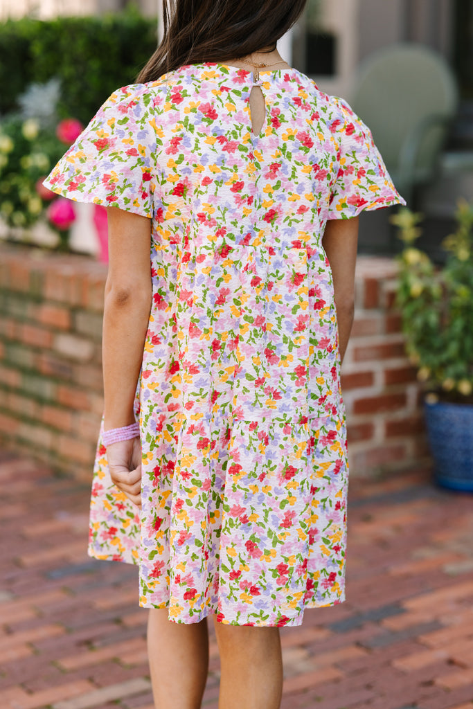 Girls: It's A Dream Yellow Ditsy Floral Dress – Shop the Mint