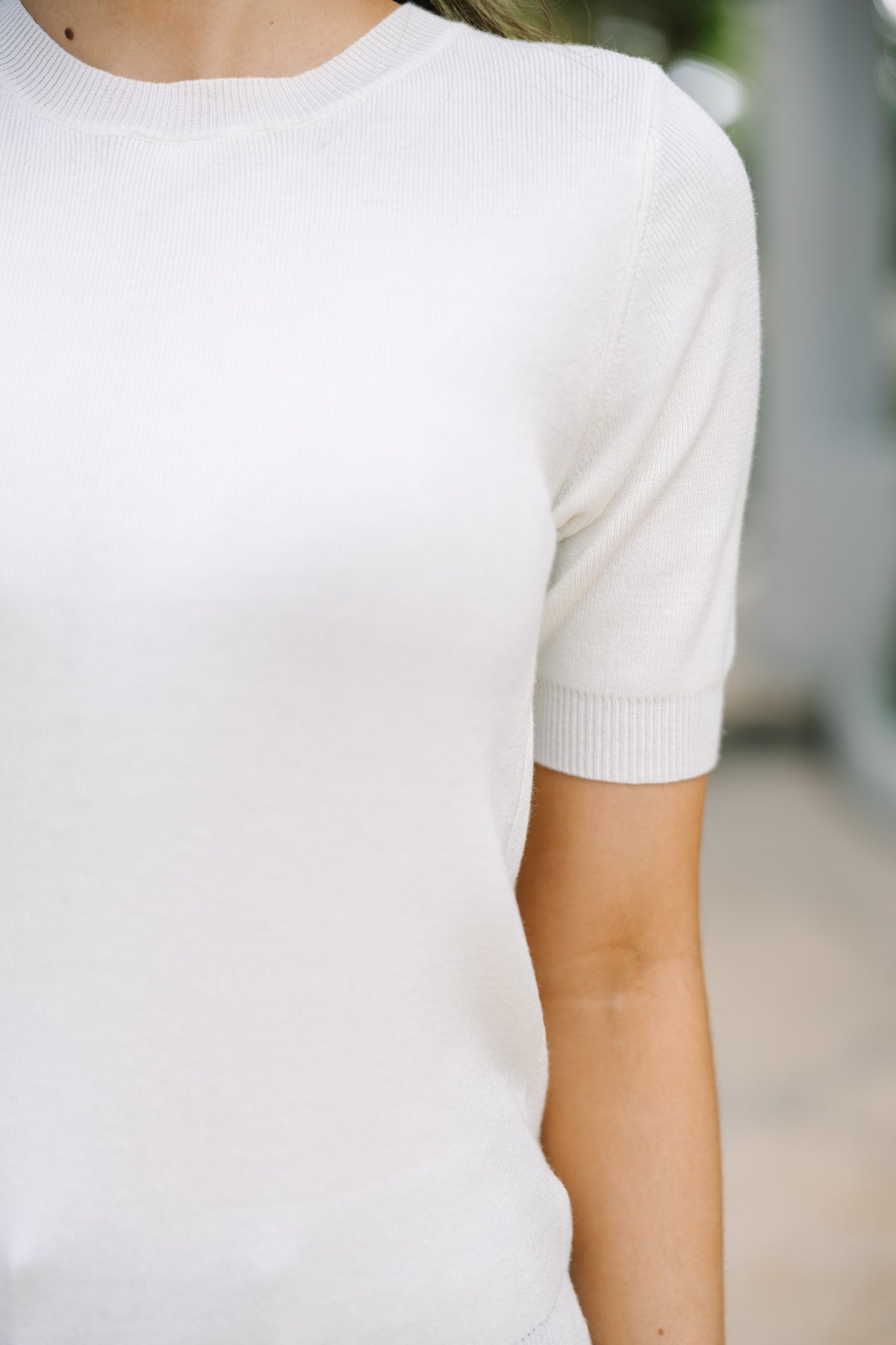 Constant Love Cream White Knit Top – Shop the Mint