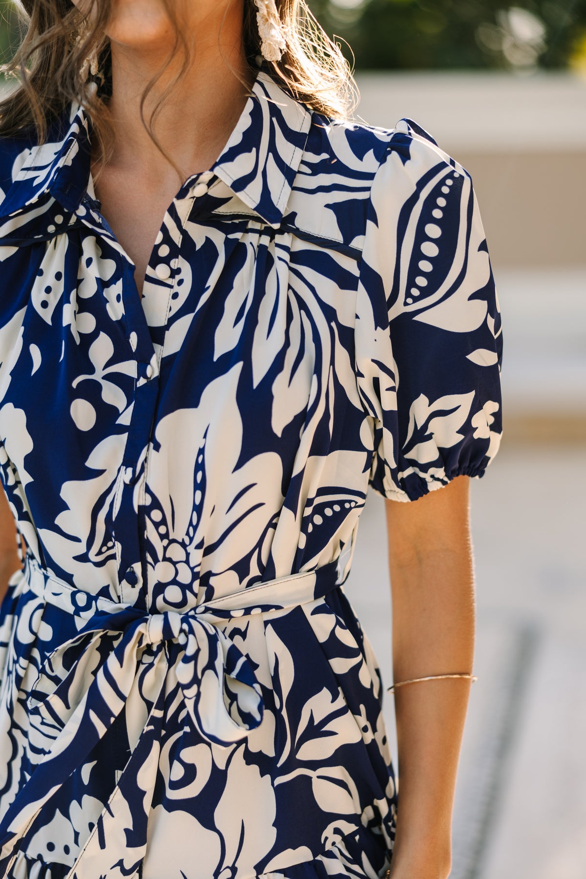 All Is Well Midnight Blue Abstract Dress – Shop the Mint