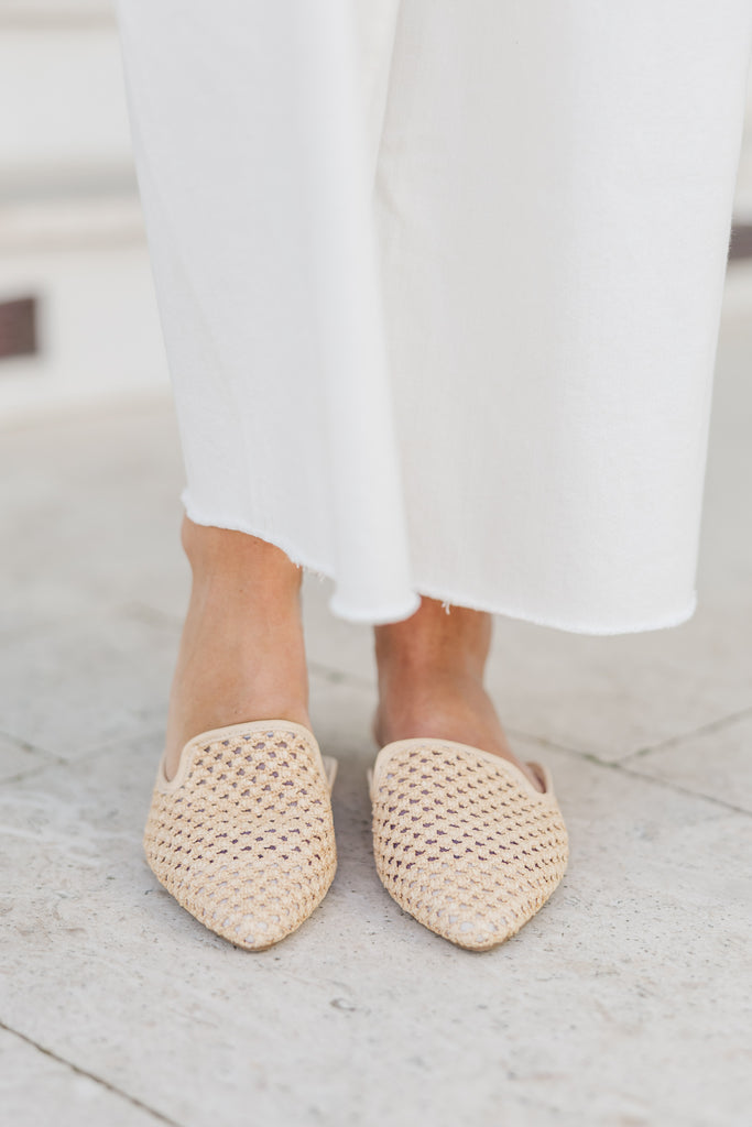 Feel The Love Natural Raffia Flats – Shop the Mint