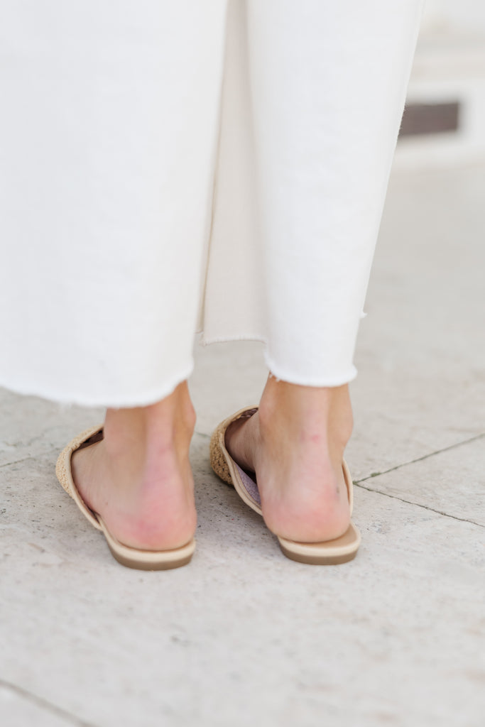 Feel The Love Natural Raffia Flats – Shop the Mint