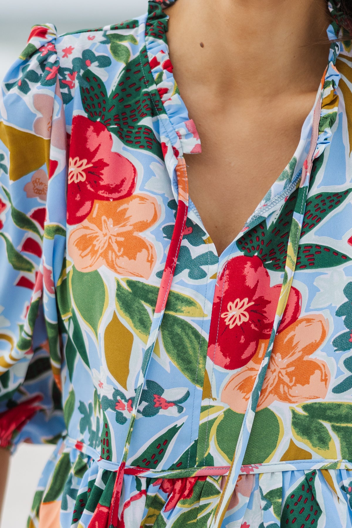 All On You Light Blue Floral Blouse – Shop the Mint