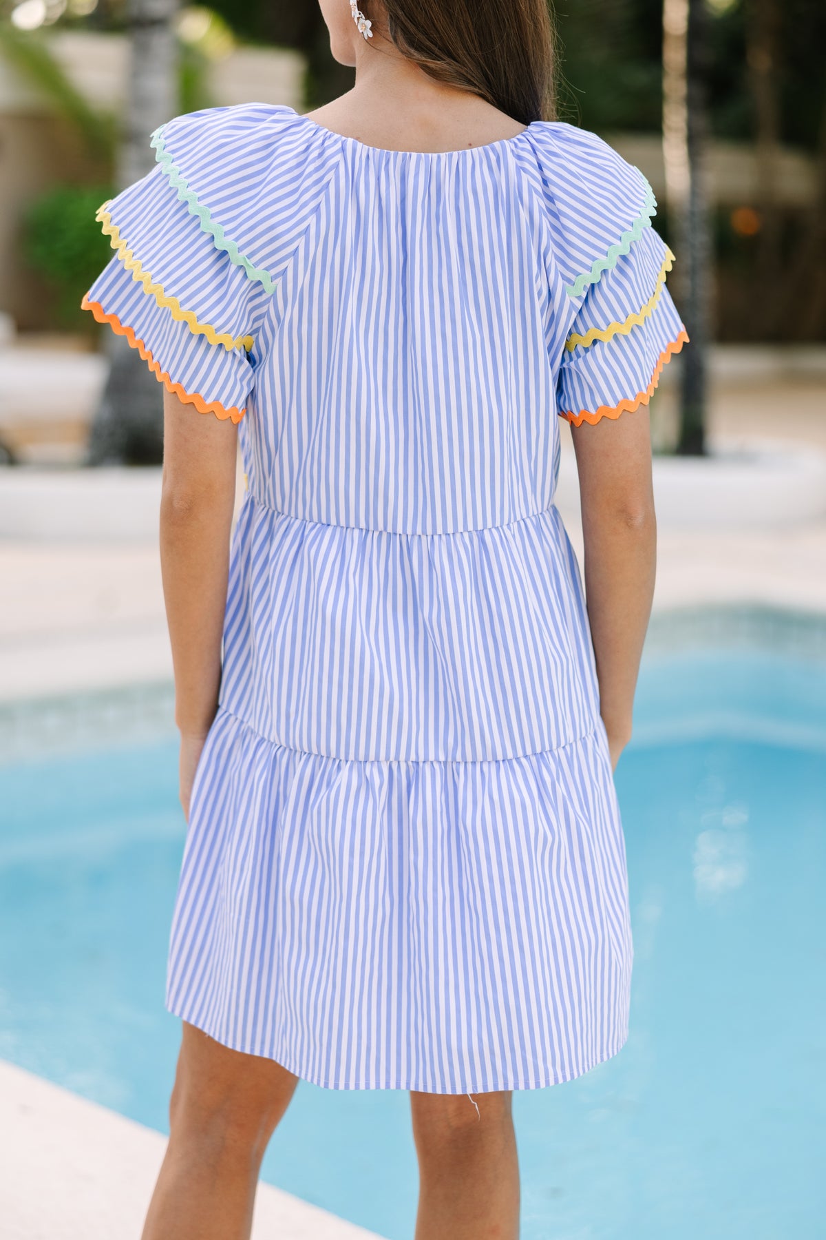 Lift You Up Blue Dress Shop The Mint 8710
