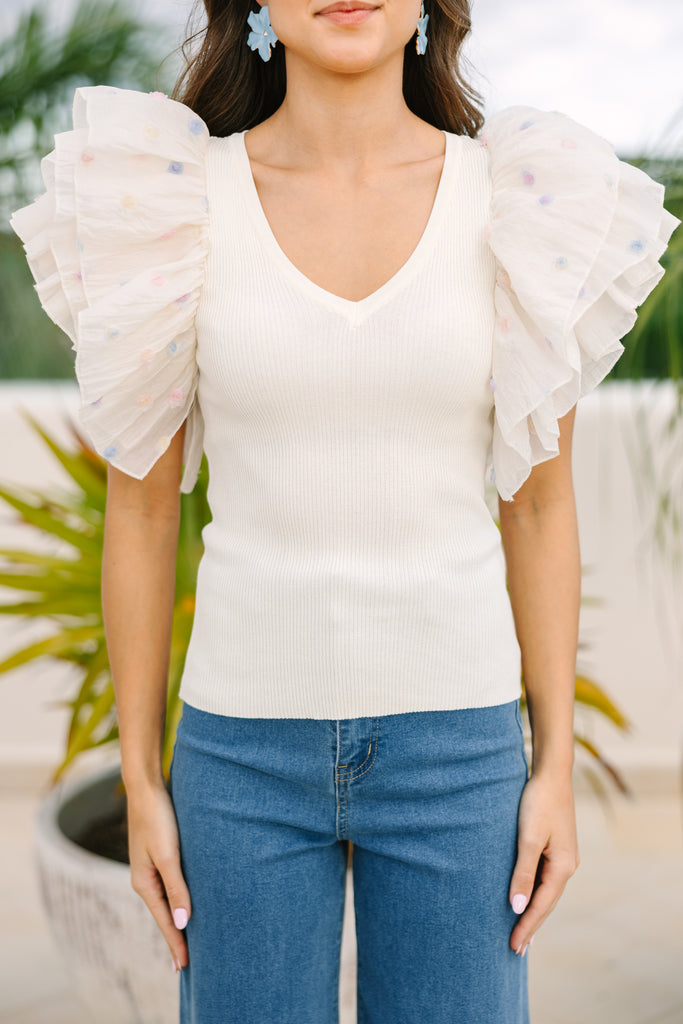 All In Cream White Blouse – Shop the Mint