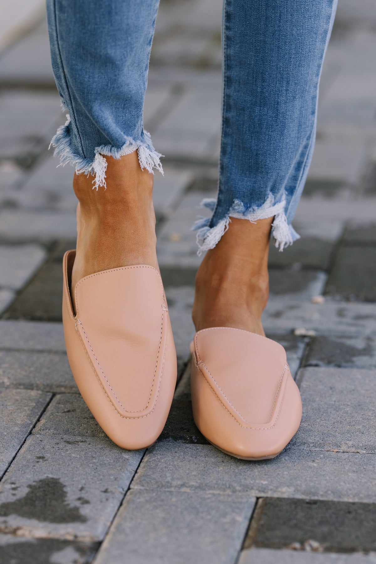Official Business Beige Brown Flat Mules – Shop the Mint