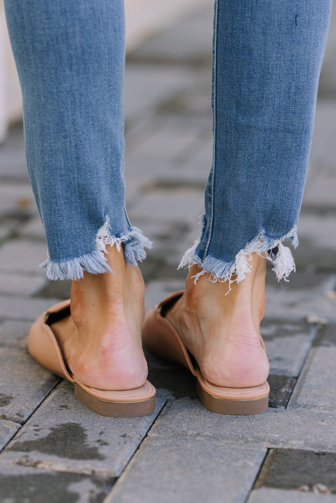Official Business Beige Brown Flat Mules – Shop the Mint