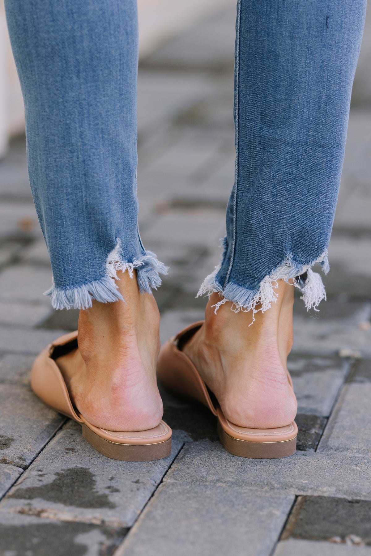 Official Business Beige Brown Flat Mules – Shop the Mint