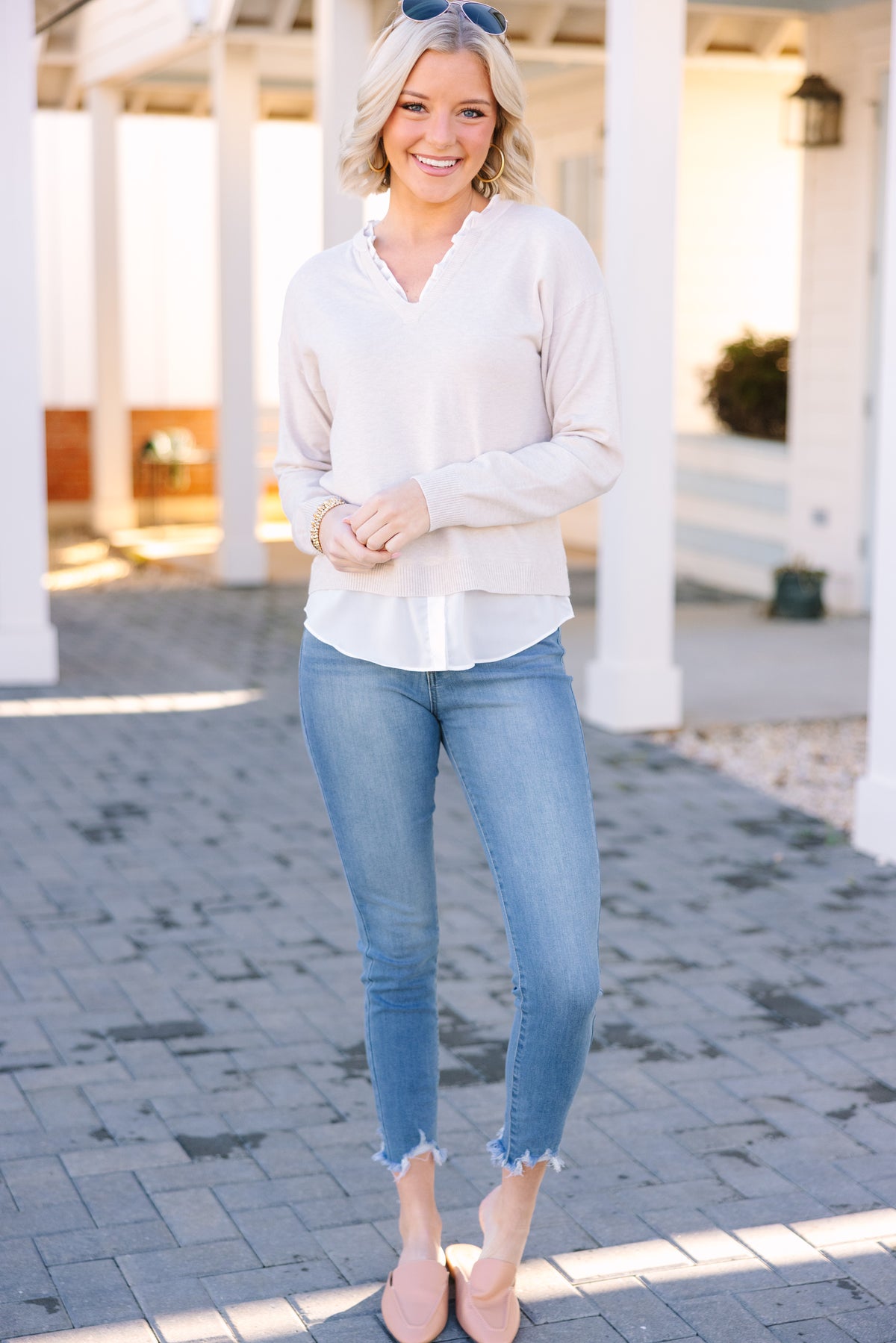 Remember That Time Oatmeal Brown Sweater – Shop the Mint
