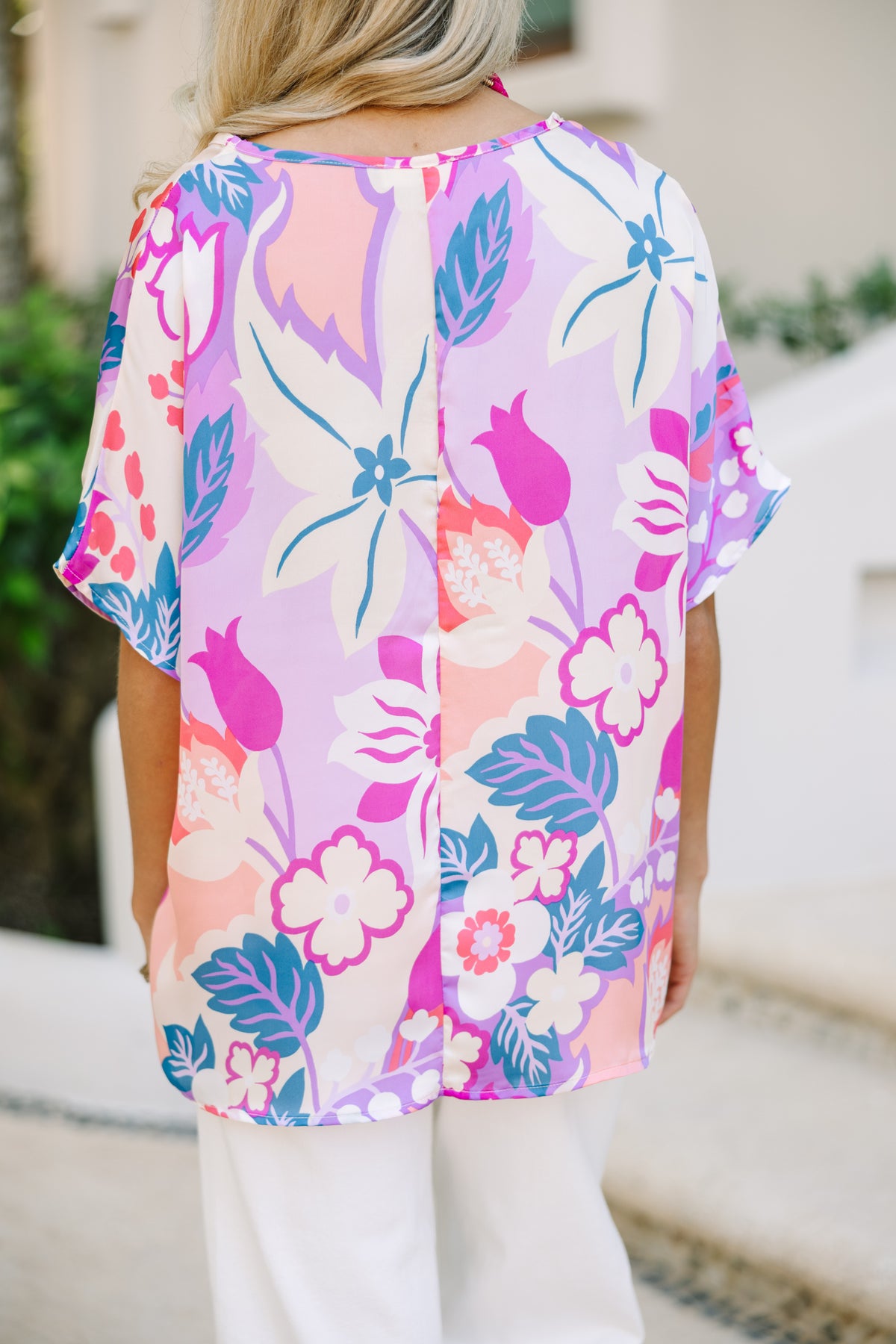 Feeling The Love Orchid Purple Floral Top – Shop the Mint
