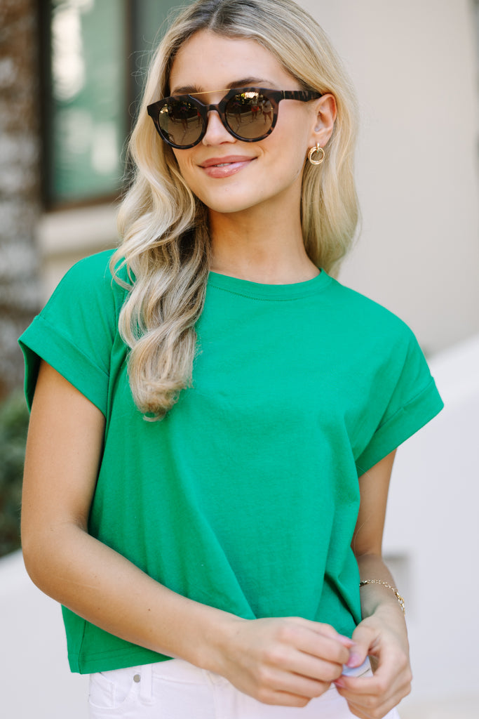 All In A Day Kelly Green Tee – Shop the Mint