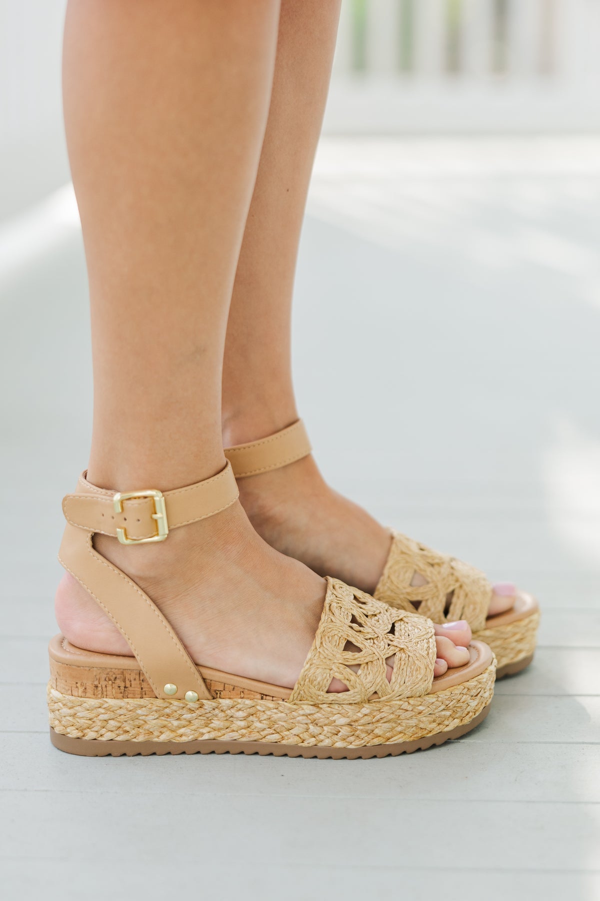 Back To The Dunes Natural Raffia Wedges – Shop the Mint