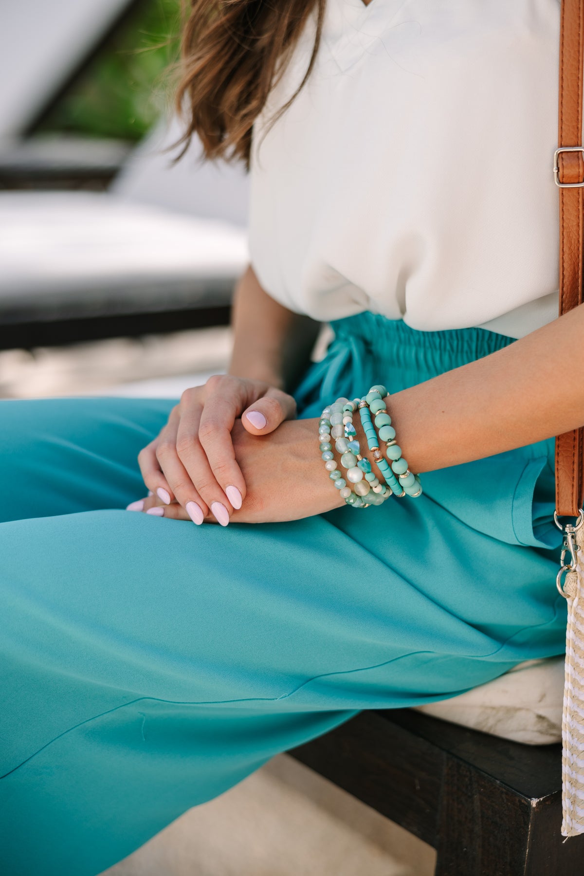 Here You Go Mint Green Beaded Bracelet Set – Shop the Mint