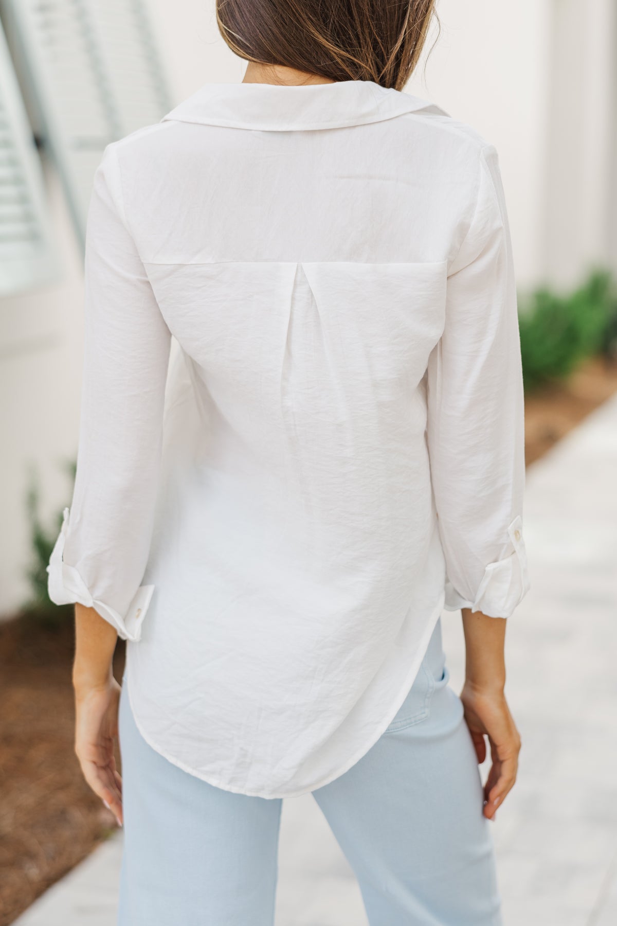 The Only Thing That Matters White Button Down Blouse – Shop the Mint