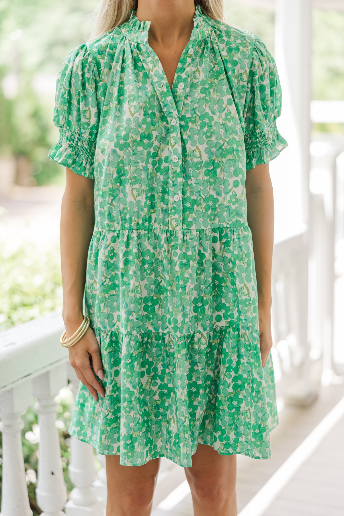 You've Got A Crush Green Floral Dress – Shop the Mint