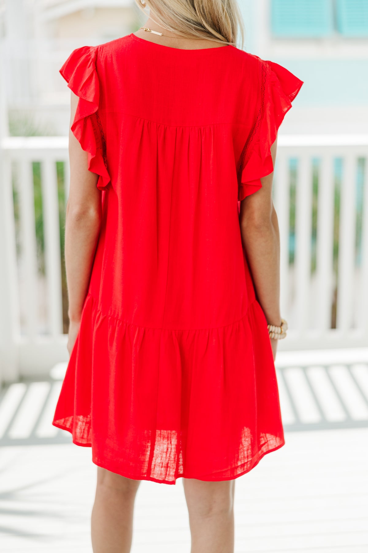 Tell Your Story Tomato Red Babydoll Dress – Shop the Mint