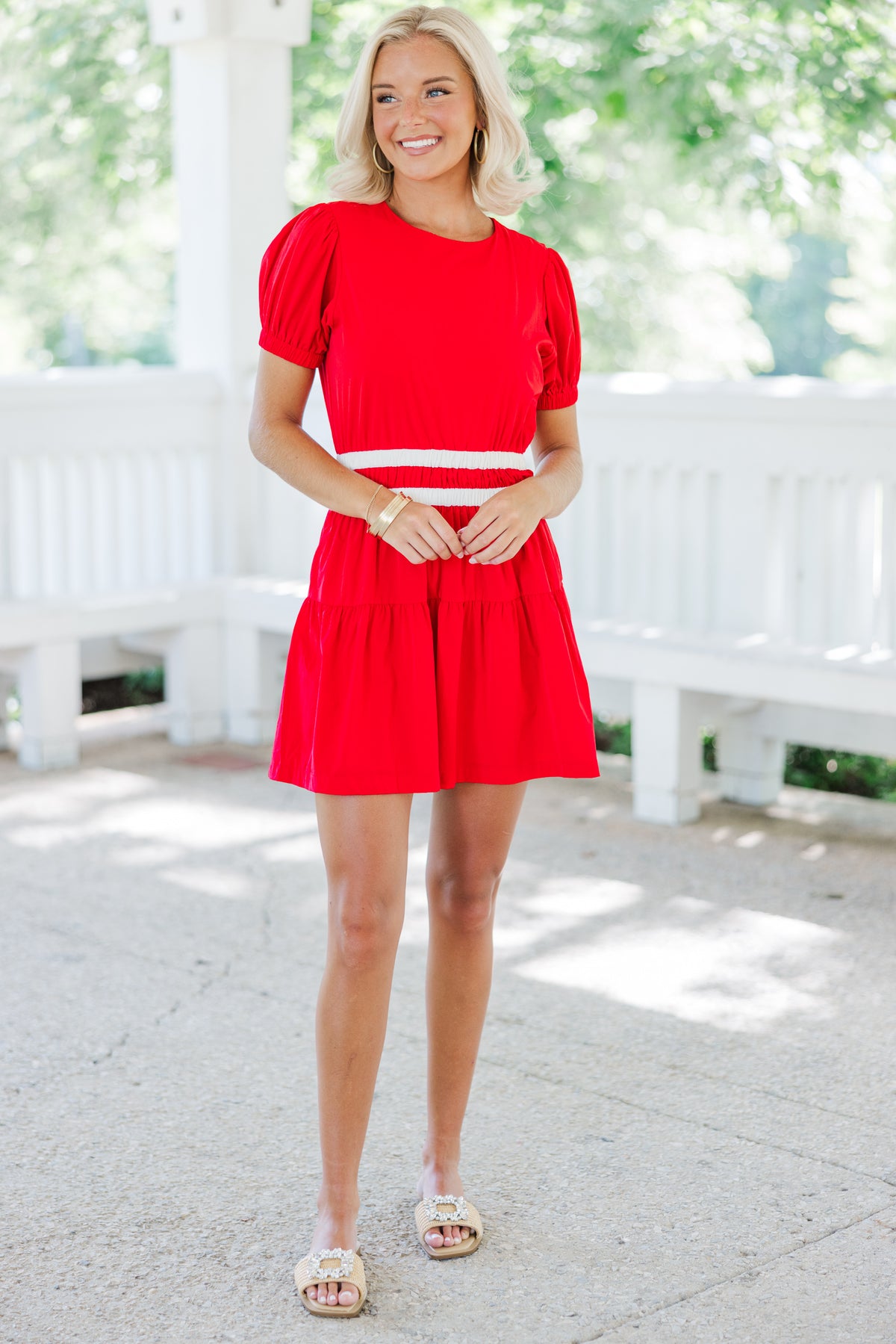 Always And Forever Red Cotton Dress – Shop the Mint