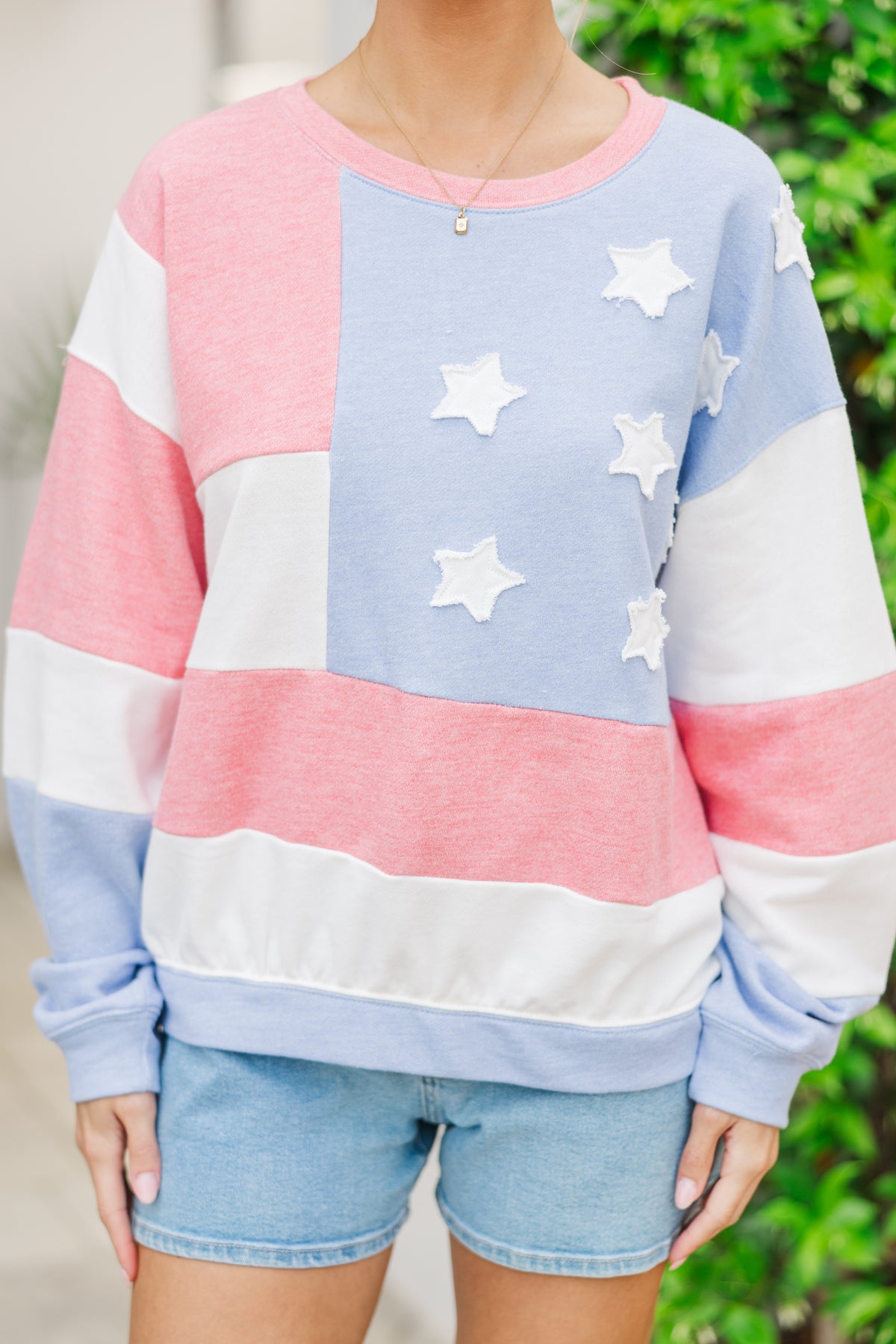 Searching For The Best Blue Starts & Stripes Pullover – Shop the Mint