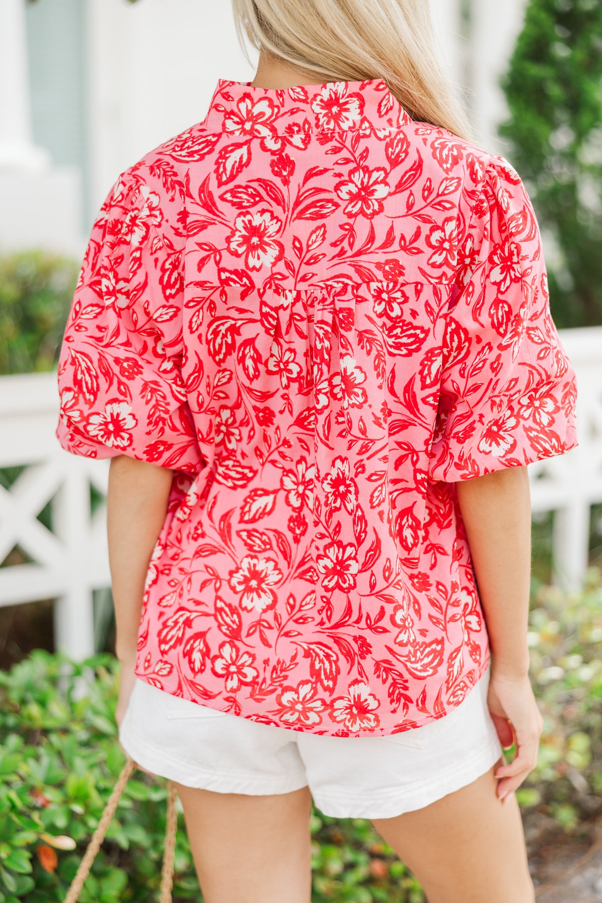 Fate: Take Notes Red Ditsy Floral Blouse – Shop the Mint