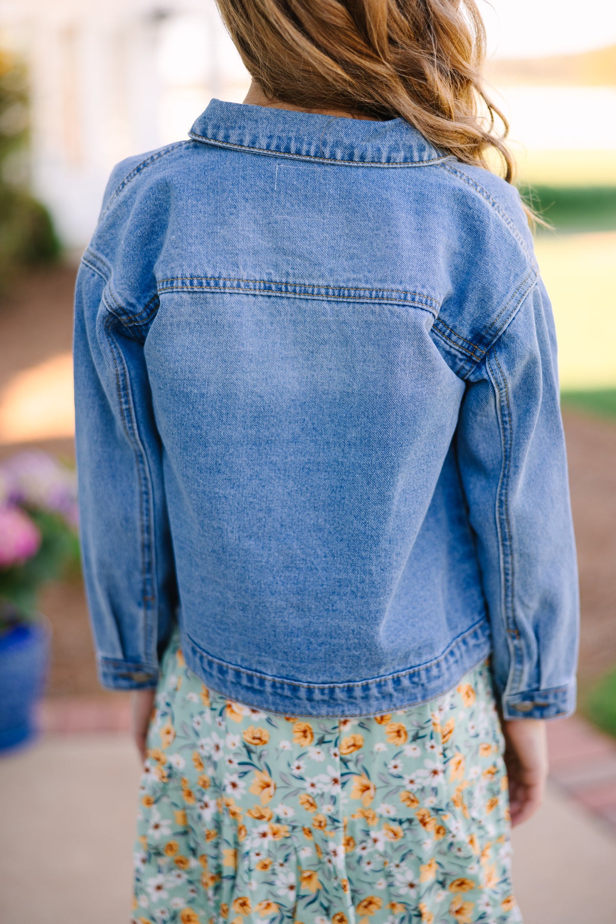 Girls: Today's The Day Light Wash Denim Jacket – Shop the Mint