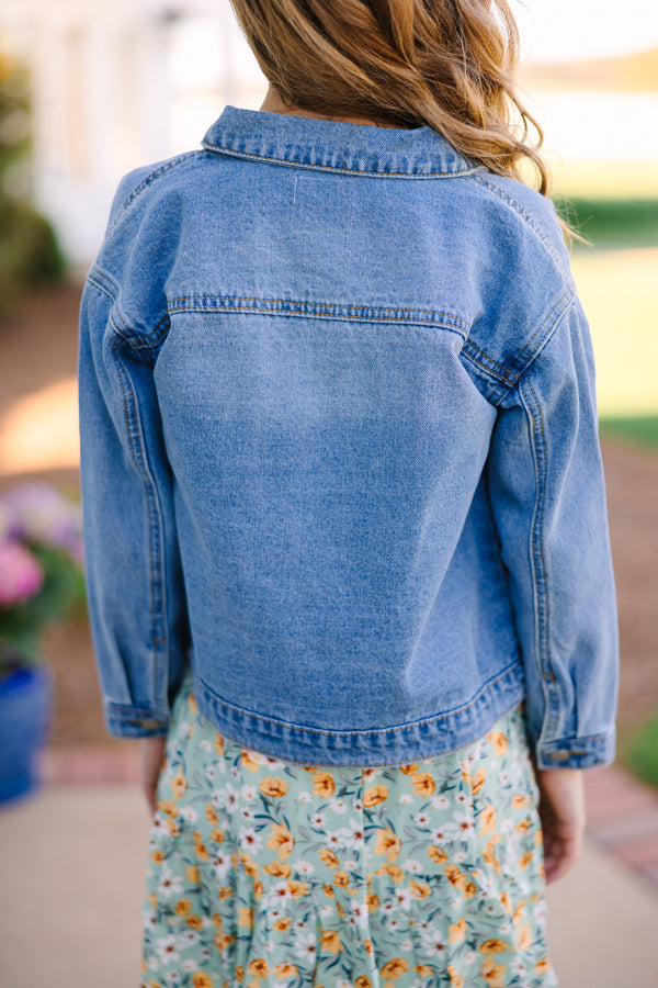 Girls: Today's The Day Light Wash Denim Jacket – Shop the Mint