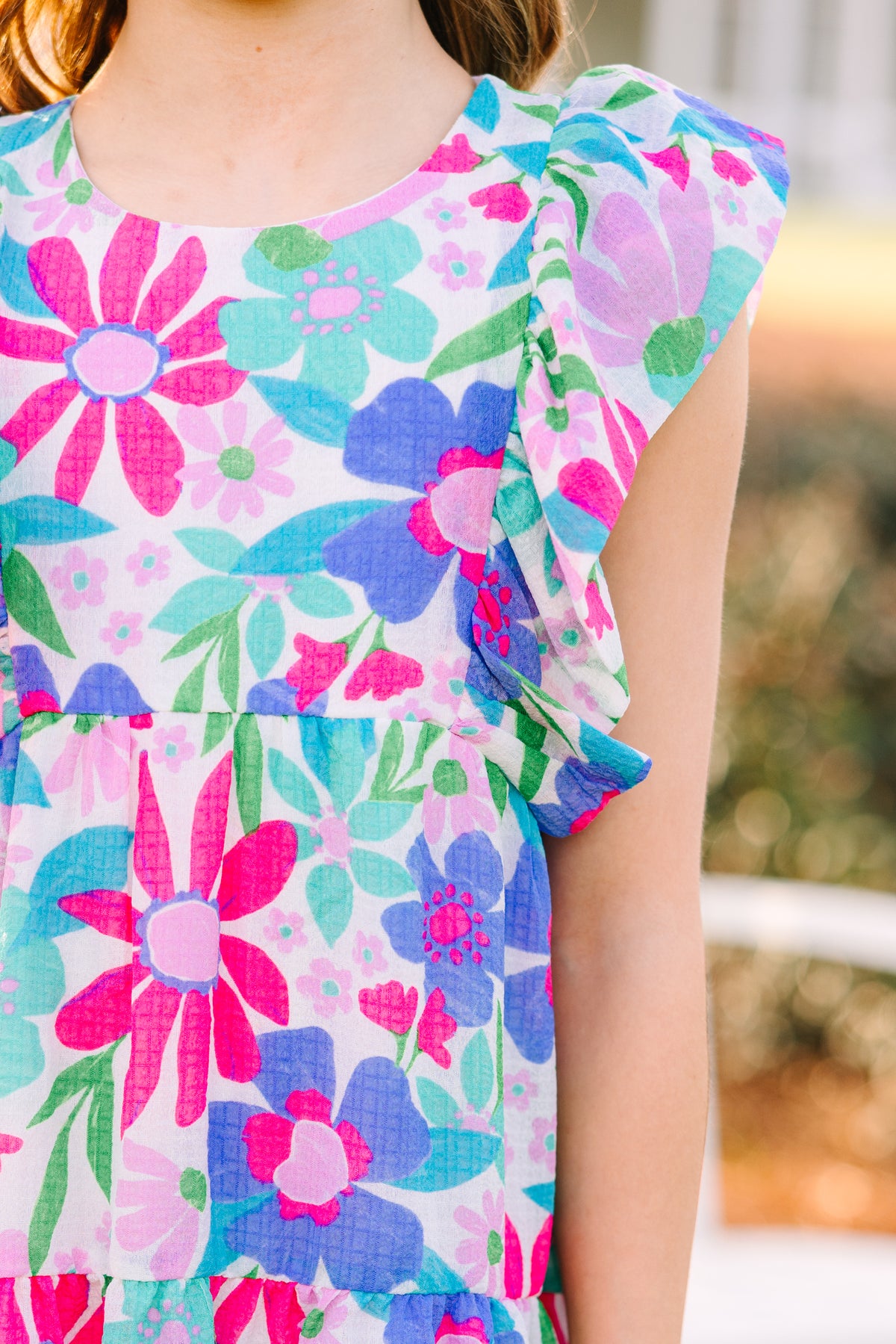 Girls: Ready For The Day Pink Floral Dress – Shop the Mint