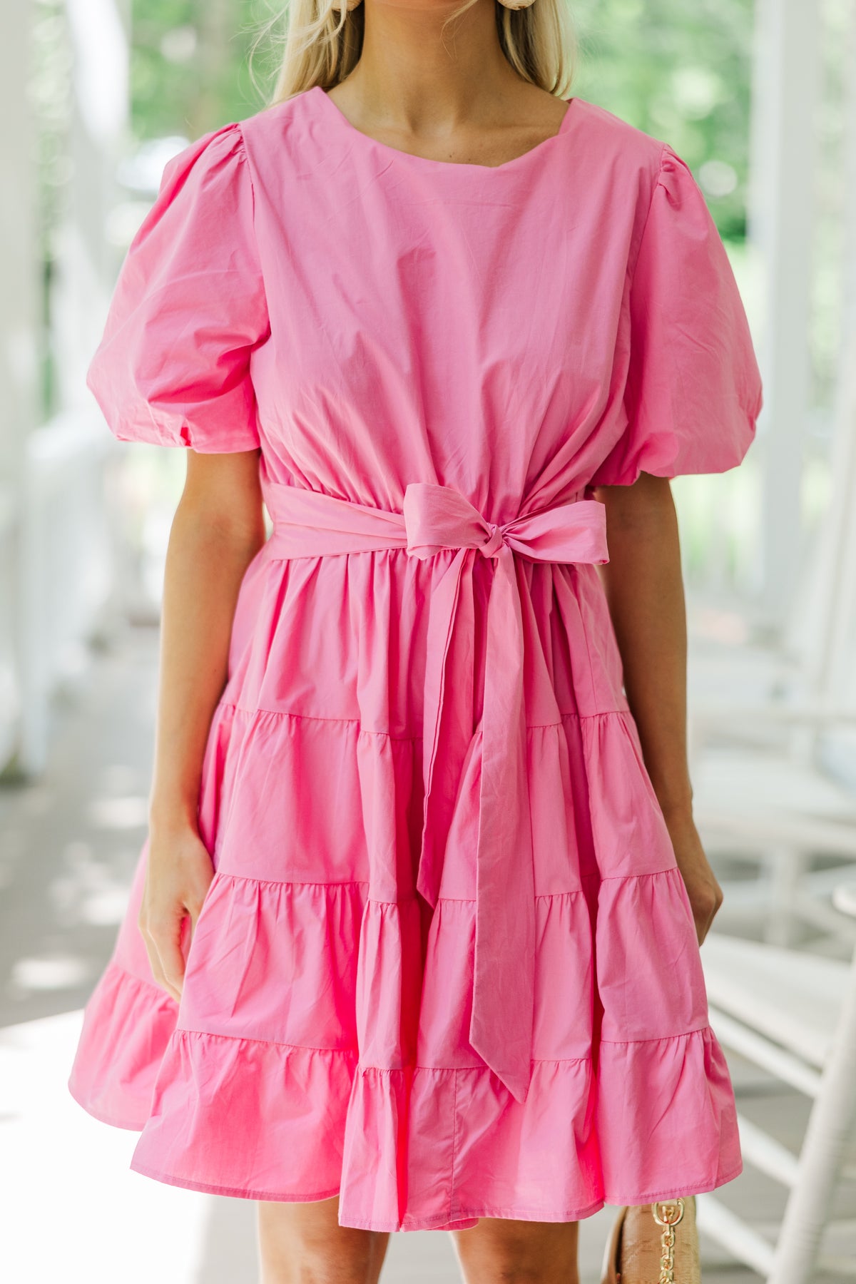 All True Pink Tiered Dress – Shop the Mint