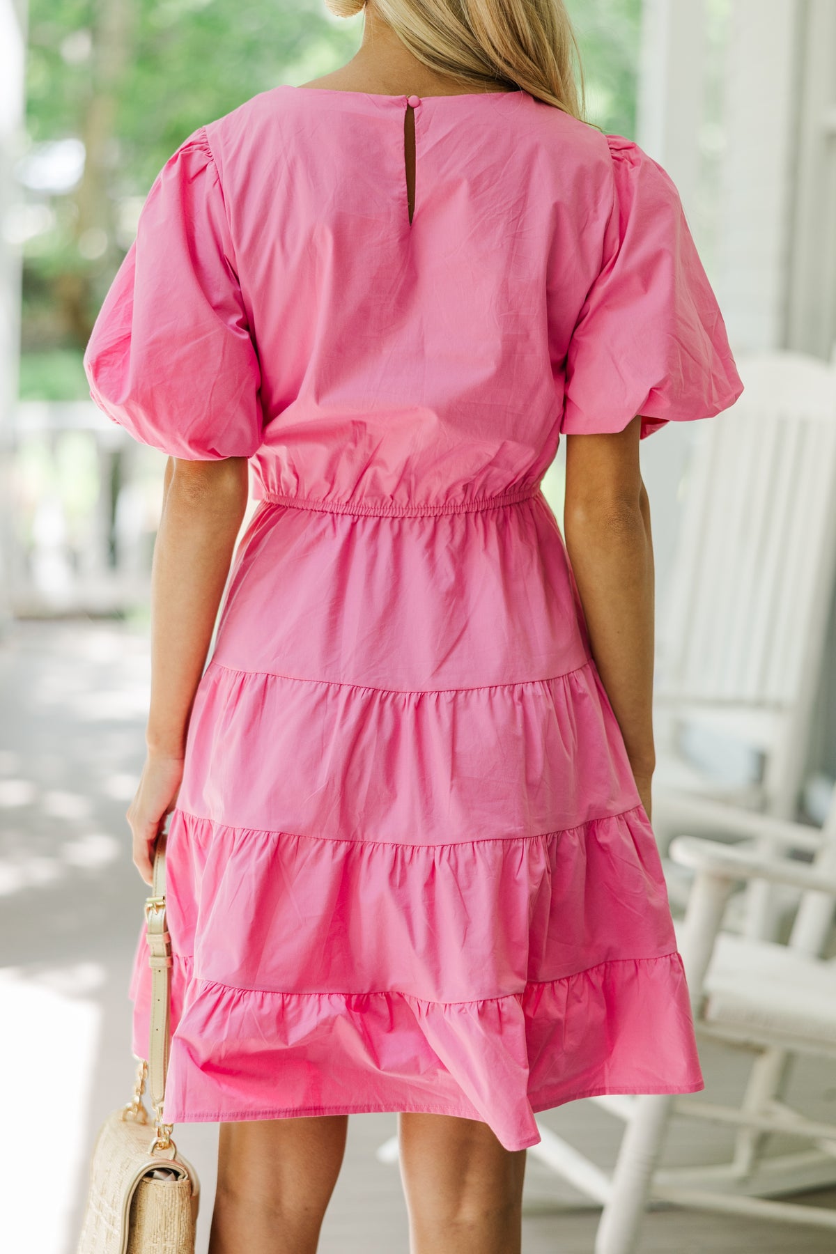 All True Pink Tiered Dress – Shop the Mint