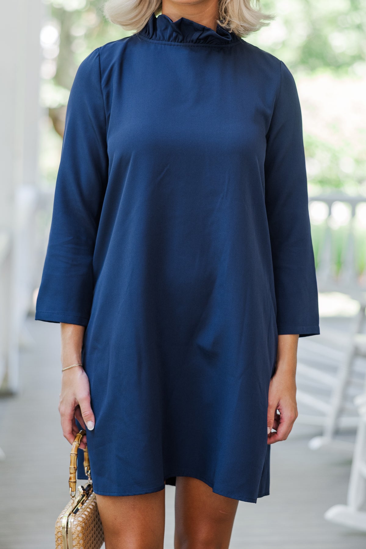 This Is It Navy Blue Swing Dress – Shop the Mint
