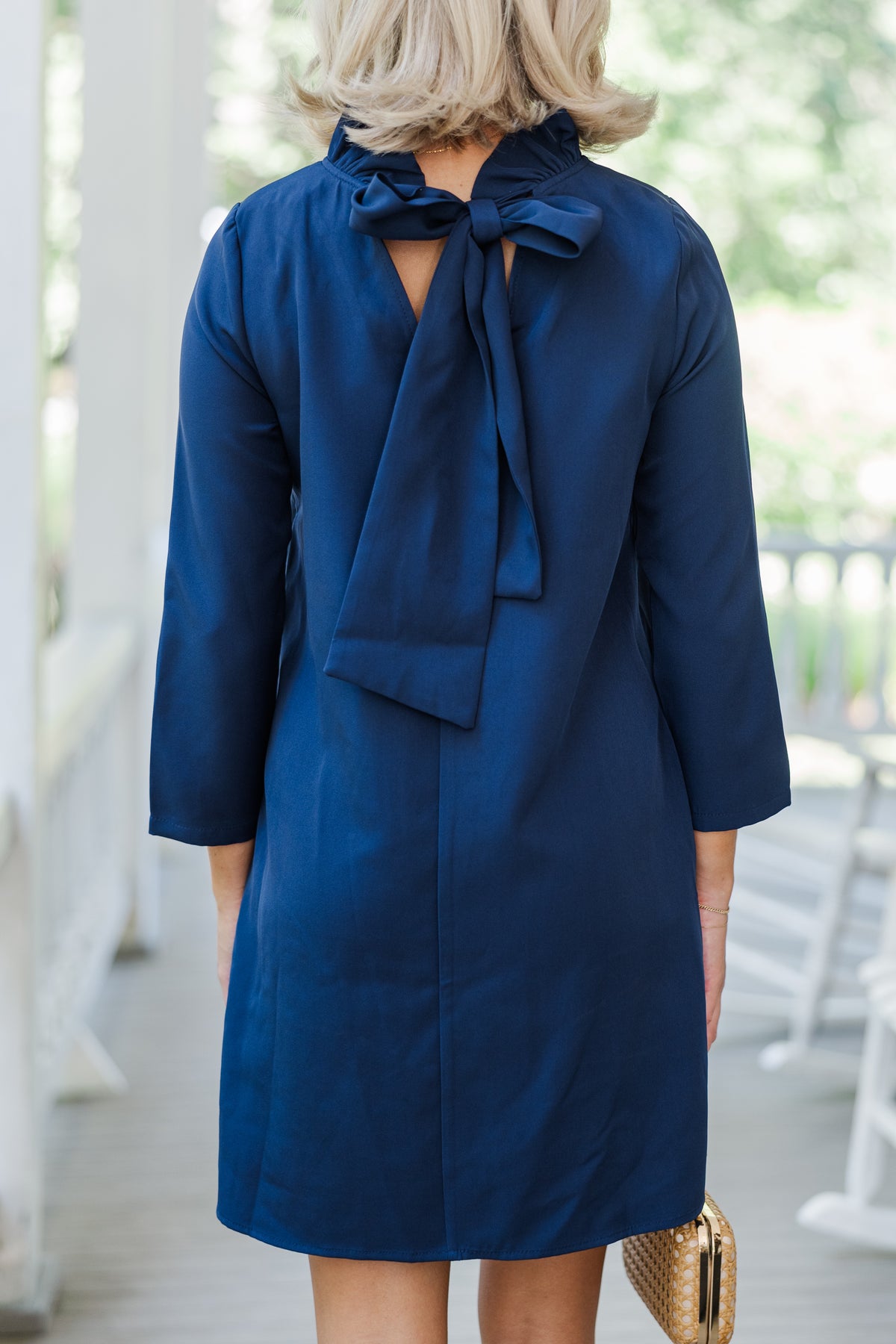 This Is It Navy Blue Swing Dress – Shop the Mint