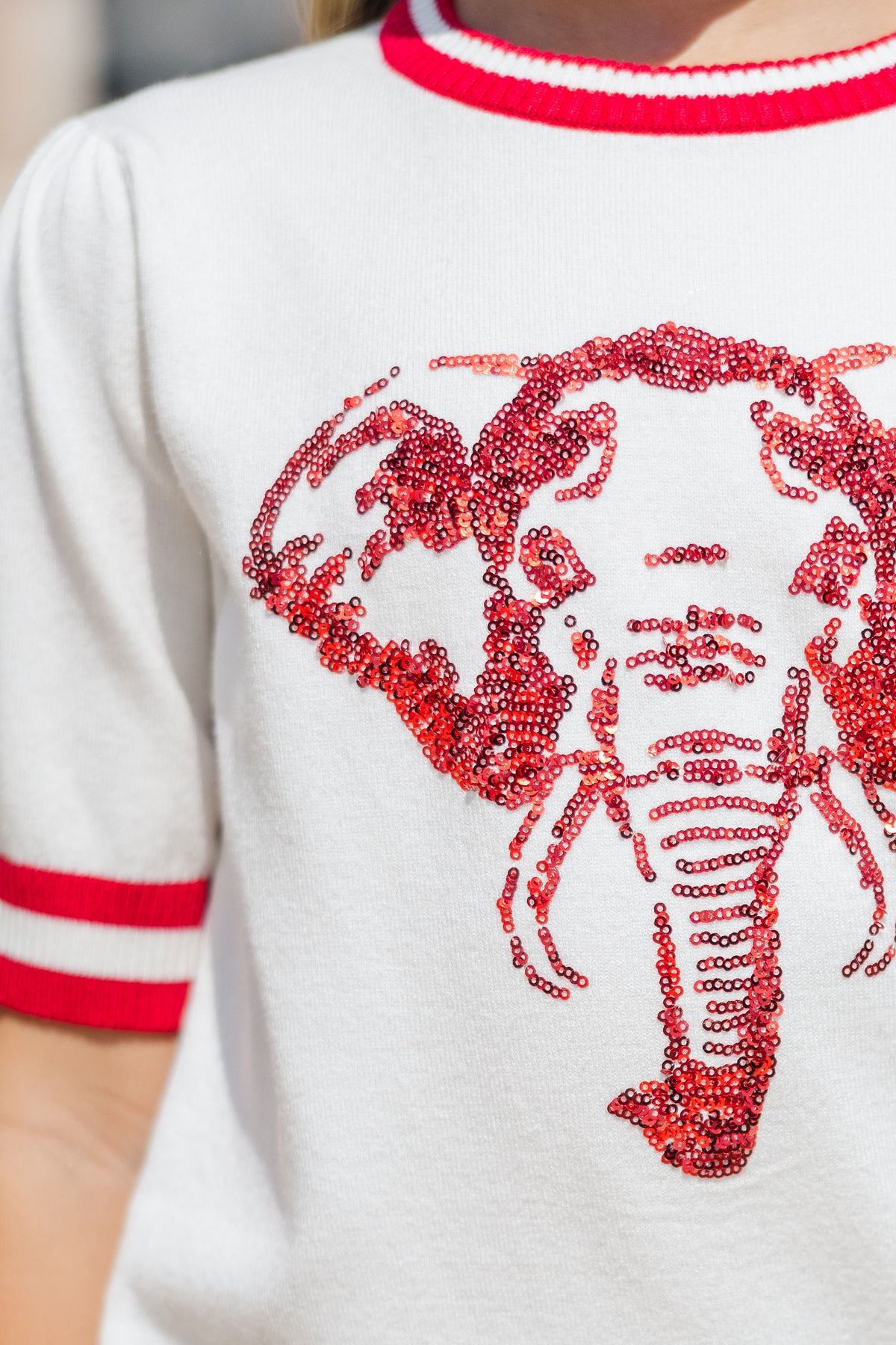 Girls: Stay In Character White/Red Elephant Sweater – Shop the Mint