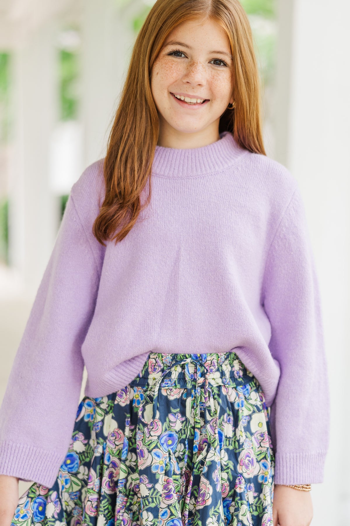 Girls: Moving Up Lavender Purple Sweater – Shop the Mint