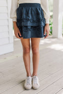 Girls: Let It Be Navy Blue Skort – Shop the Mint