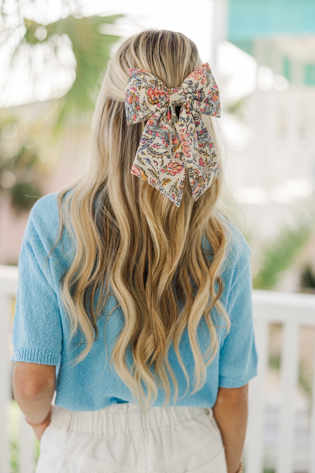 Bohemian Gemme: Orchid Floral Hair Bow – Shop the Mint