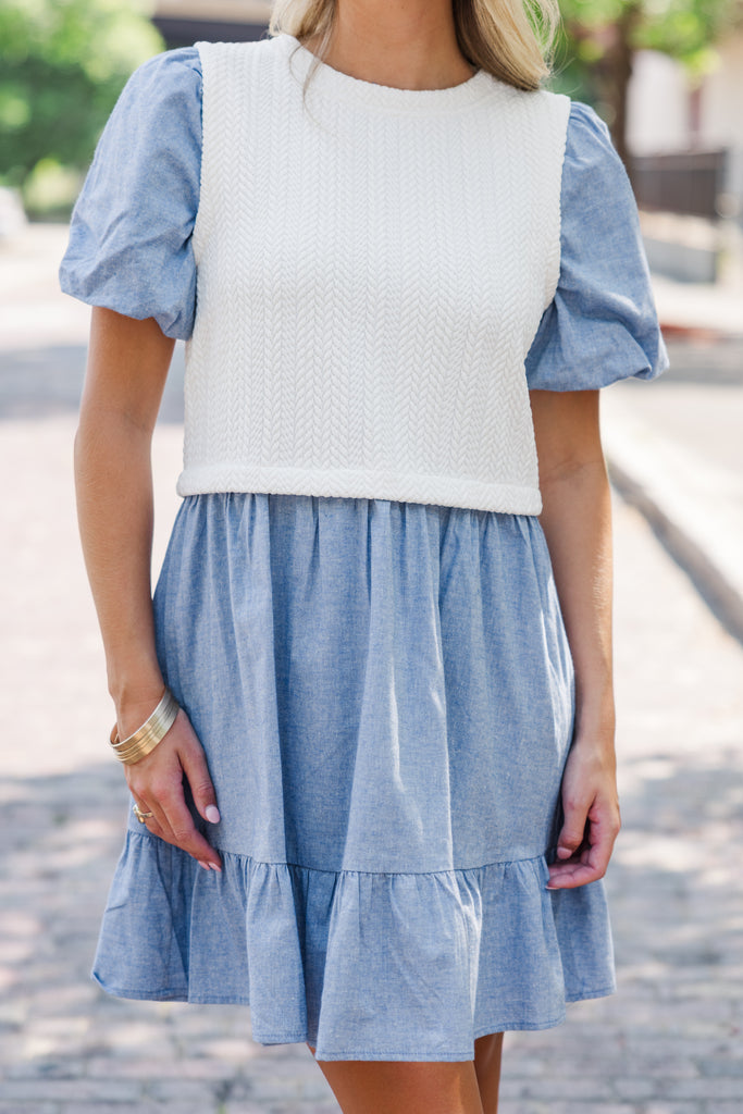 Keep It Moving Blue Layered Dress – Shop the Mint