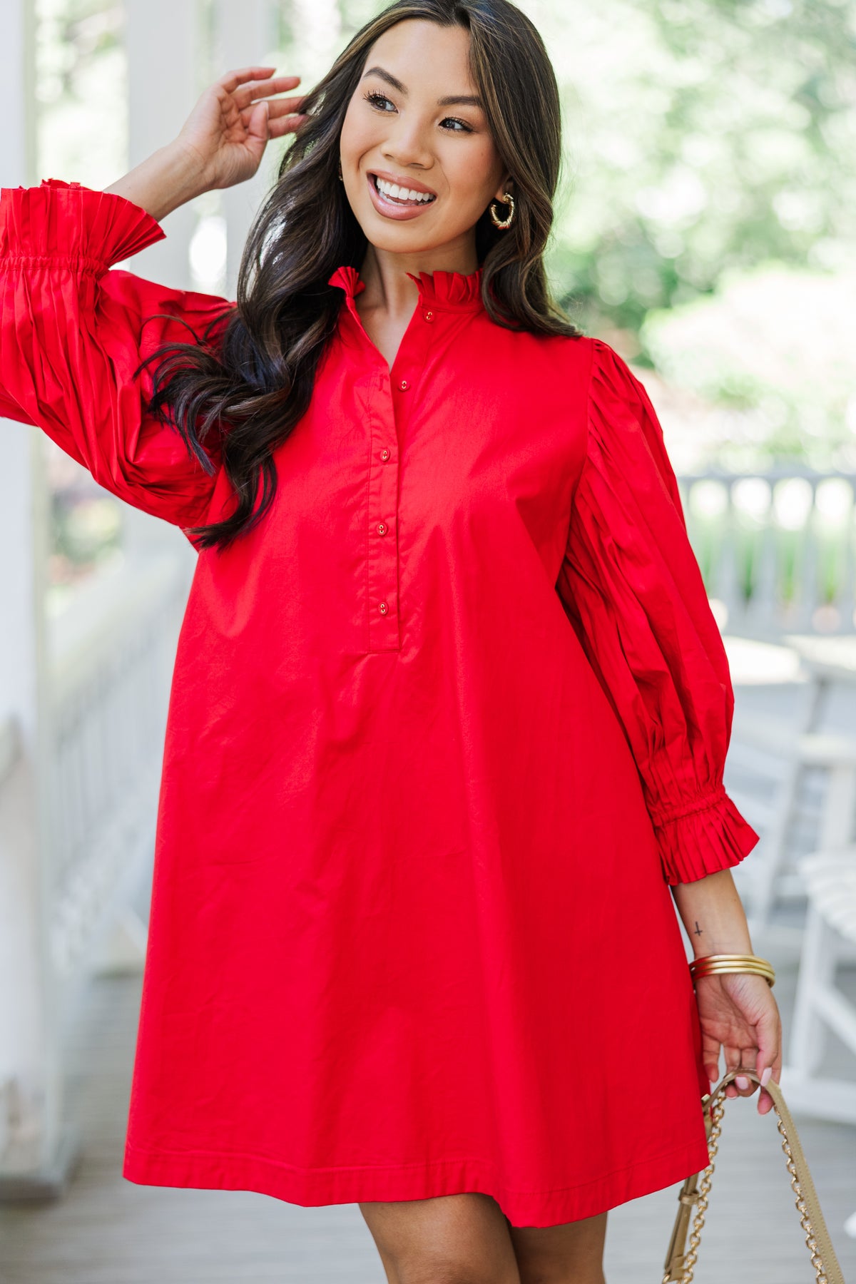 Under The Stars Red Tie Back Dress – Shop the Mint