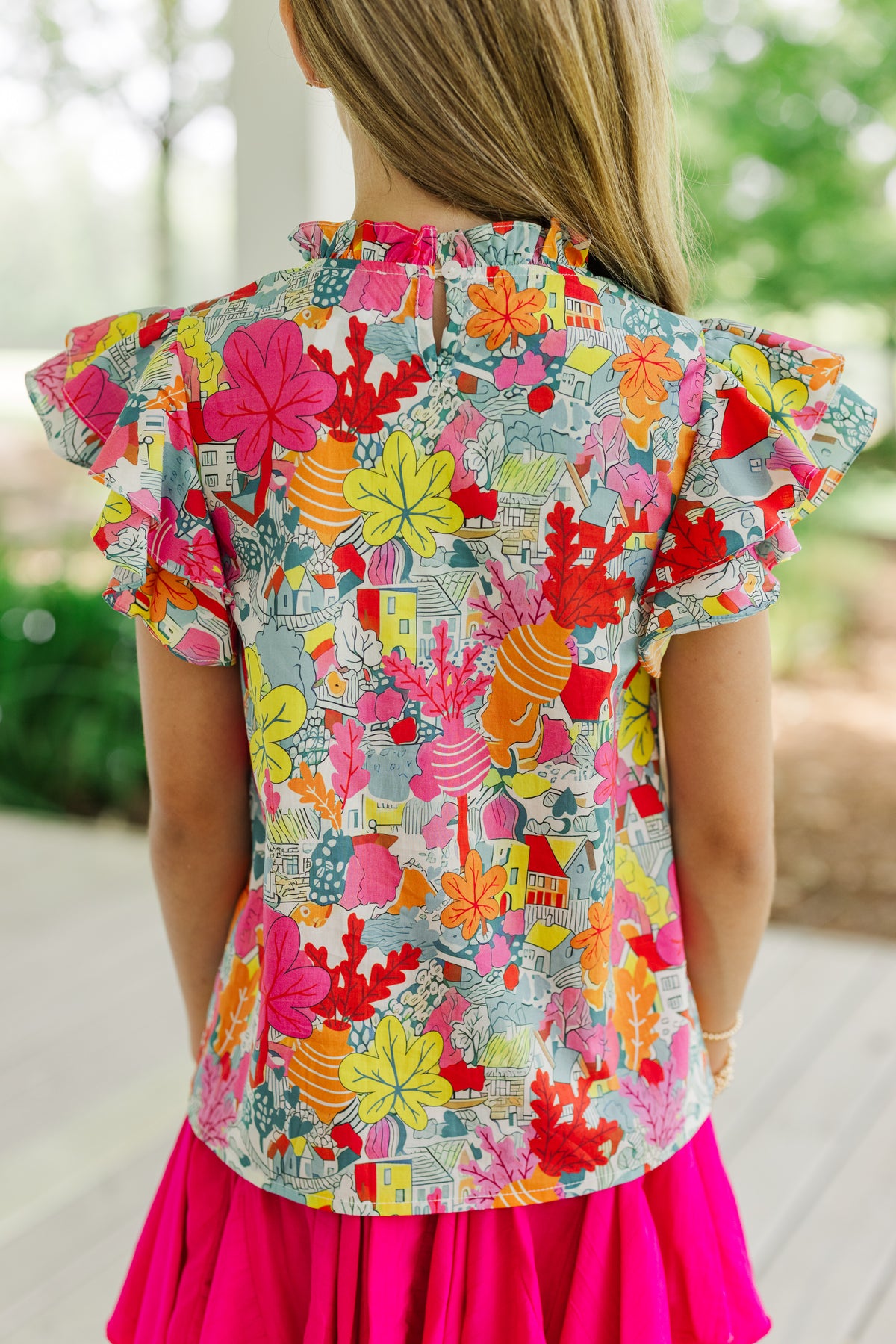 Girls: Moving Up Pink Toile Blouse – Shop the Mint